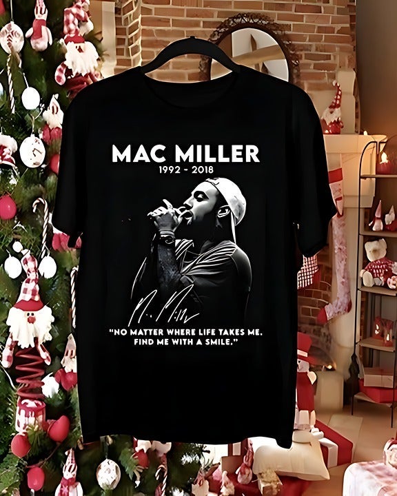 Exclusive Mac Miller Signature Black Men’s T-Shirt Ideal Present for ...